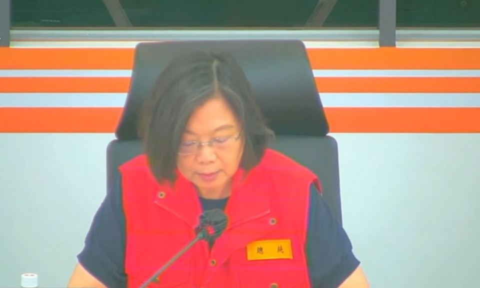 卡努來襲戒備 總統視察中央災害應變中心 — TITV News 原視新聞網