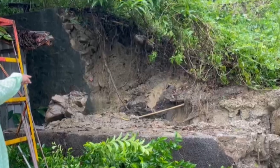 內獅村土石流擋土牆倒 7受困犬隻待救援 — TITV News 原視新聞網